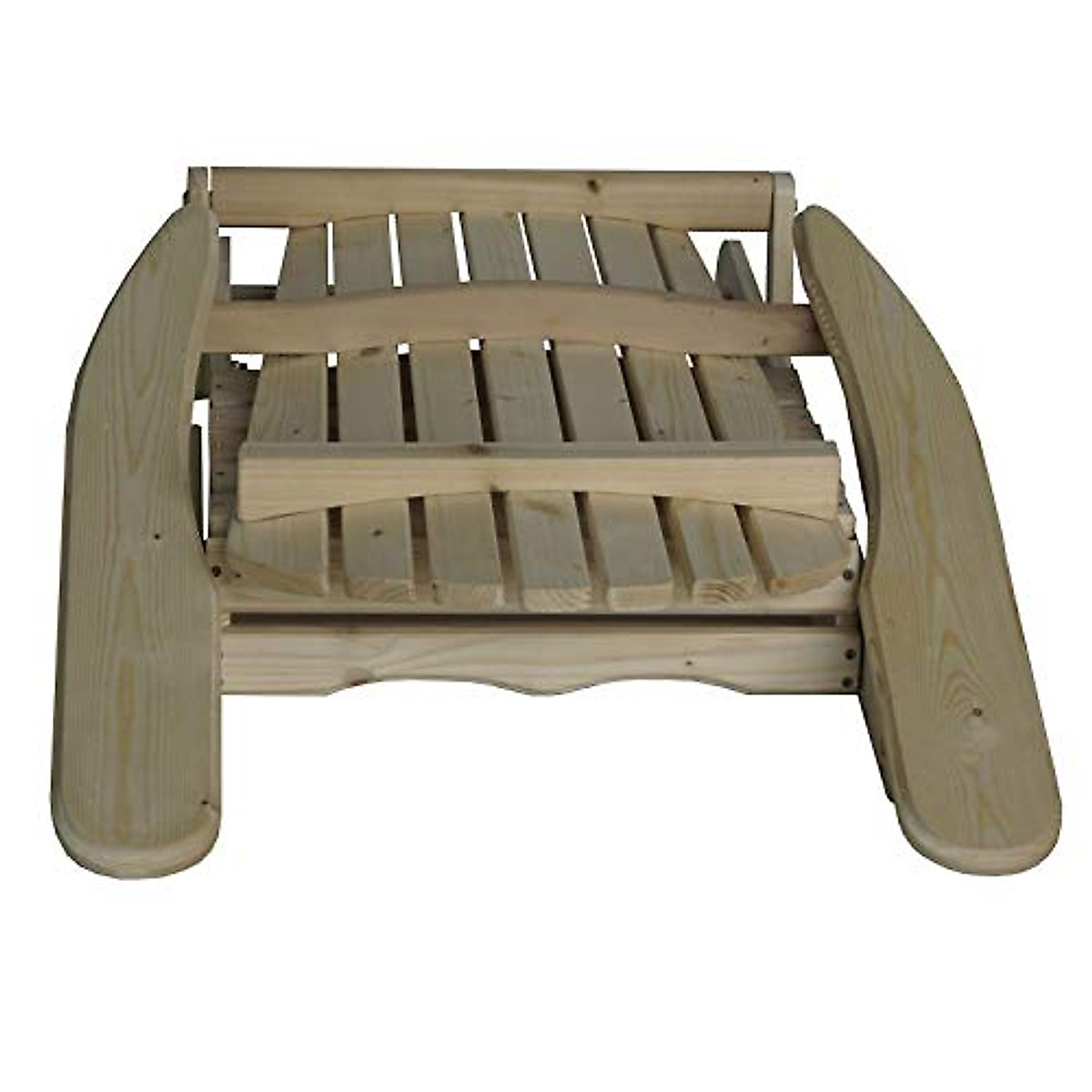 W Home Oceanic Adirondack Chair, Standard, Natural Finish