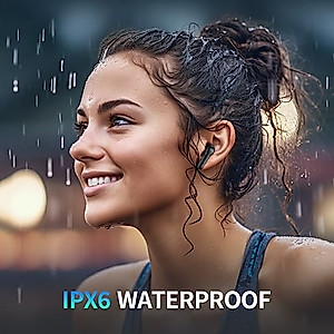 PSIER Wireless Earbuds Hybrid Active Noise Cancelling Bluetooth 5.3 Earbuds,35H Playtime True Wireless Earbuds with Transparency Mode IPX6 Bluetooth Headphones Immersive Stereo Sound Earphones