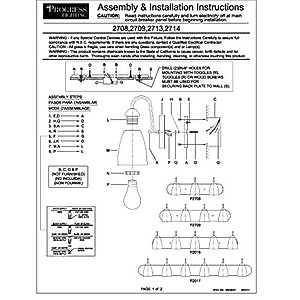 Progress Lighting P2708-09 Gather Bath & Vanity, Brushed Nickel
