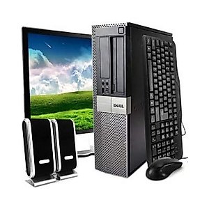 Dell OptiPlex 960 SFF Desktop Core 2 Duo 2.9GHz Processor 4GB Ram 320GB Hard Drive Windows 10 Home 19in Monitor (Brands may vary), Keyboard, Mouse, Speakers, WiFi Adapter Computer Package