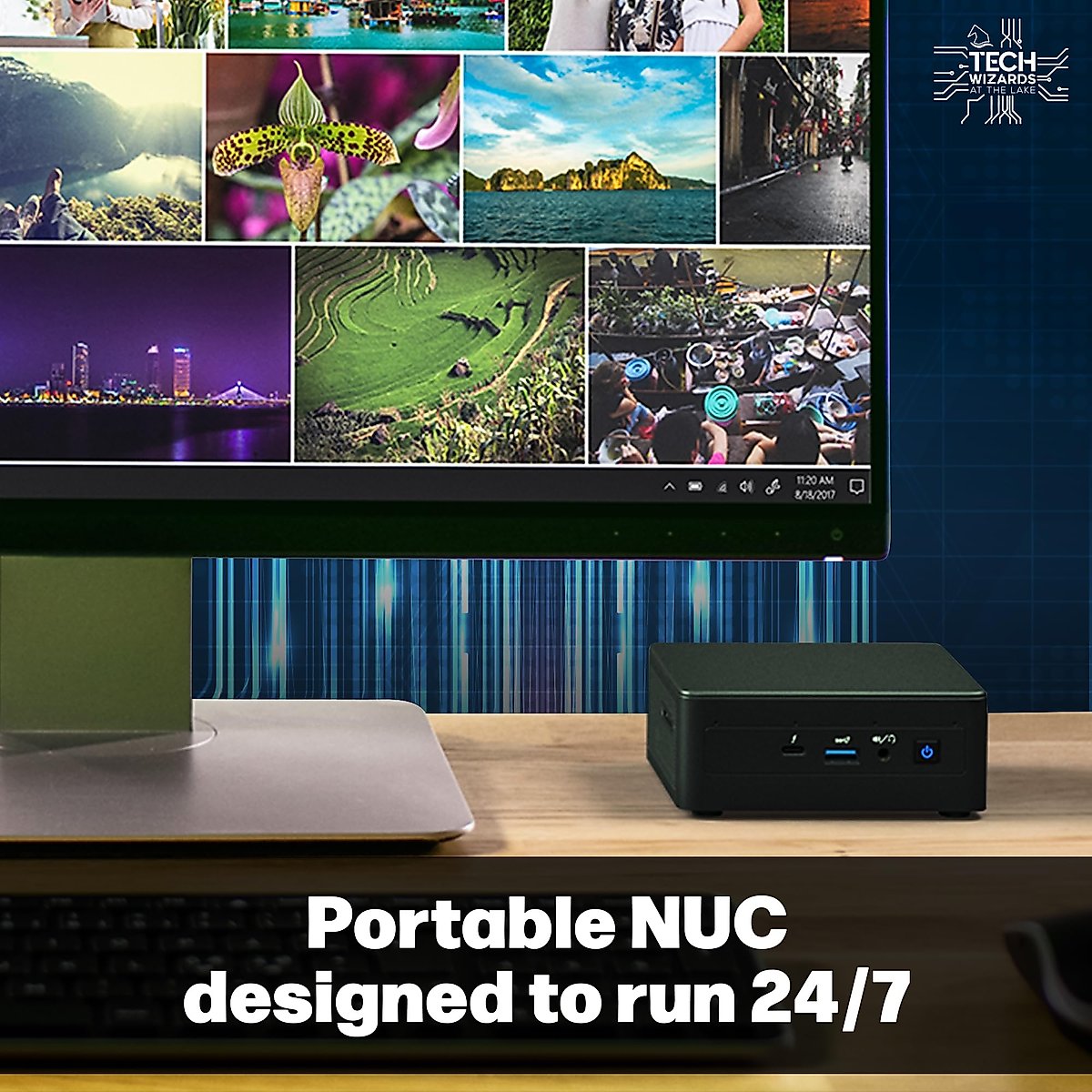 Intel NUC NUC11PAHi7 Mini PC, Quad-Core i7, NVMe SSD, 32GB RAM, 1TB NVMe, WiFi 6, BT 5.0, Thunderbolt 3, 8K Support, Quadruple Monitor Capable - The Ultimate HTPC Solution for High-Performance!