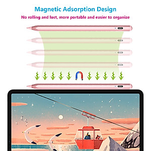 Stylus Pencil for Apple iPad 2018-2024 with Magnetic&Fast Charge Active Pencil Compatible with Apple iPad Pro13 M4/12.9/11inch,iPad Air M2/3/4/5,iPad 6-10,iPad Mini 5/6 Gen,ipad Pencil 8th&9th&10thGen