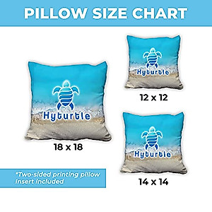 Hyturtle Personalized Wheel of Emotions Throw Pillow (Insert Included) Gifts for Social Worker School Counselor Psychologist - Feeling Wheel Custom Name Sofa Couch Cushion Home Decor Pillow