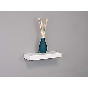 kieragrace Stockholm Maine Floating Wall Shelf - White, 12"