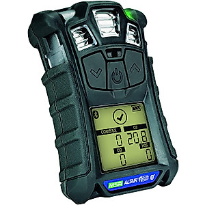 MSA 10179330 ALTAIR 4XR Multi-Gas Detector - (LEL, O2, H2S, CO-H2), Color: Charcoal, Portable Gas Monitor, Durable, Handheld, UL/CSA Approval, Instrument Only
