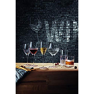 Luigi Bormioli Diamonte 12.75 oz. Double Old Fashion Glass, Set of 4 12769/01