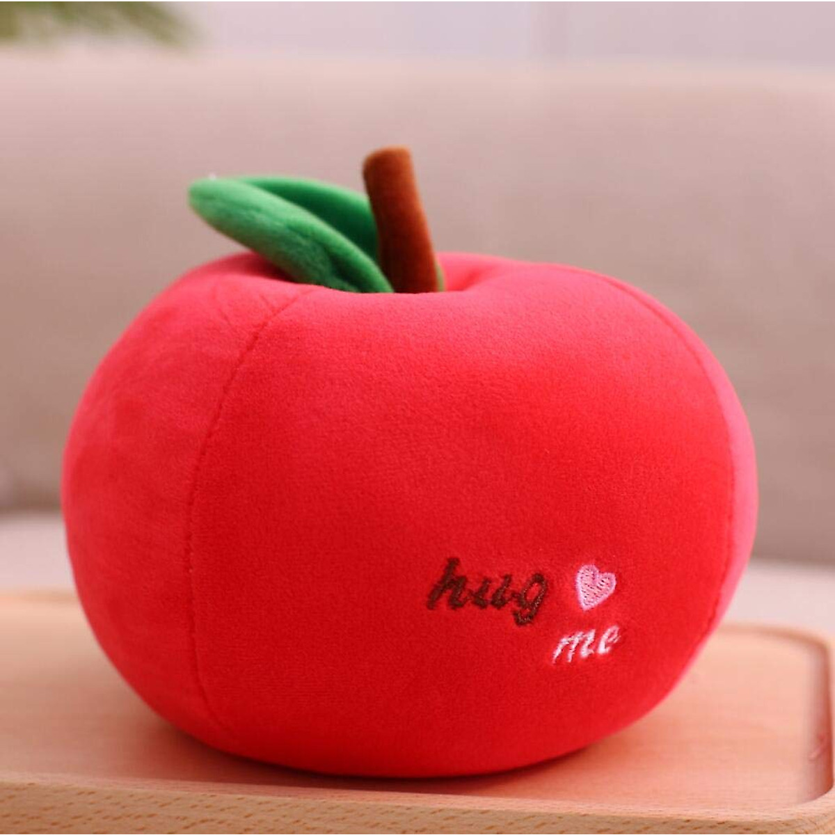 Cute rabbit Various Fruit Plush Toy Stuffed Vegetables Plush Toy Plush (Apple)