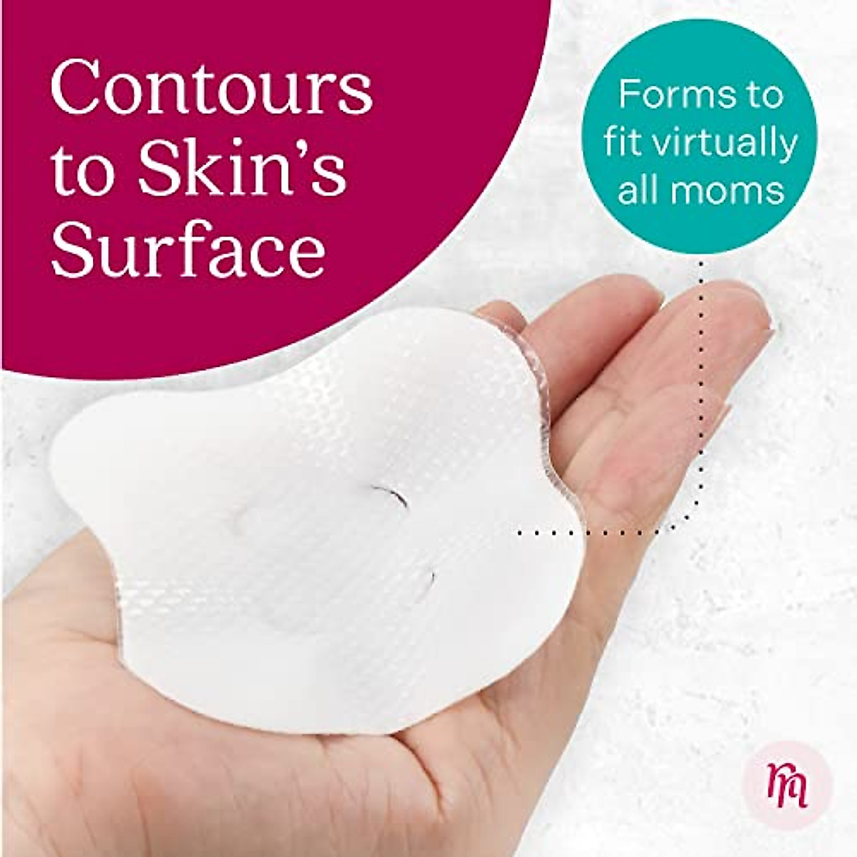 [8 Pads] Hydrogel Pads for Breastfeeding Soreness Support - Immediate Relief Nipple Gel Soothing Pads - Easy Apply Gel Nipple Pads for Breastfeeding - Reusable Form Adjusting Breastfeeding Gel Pads