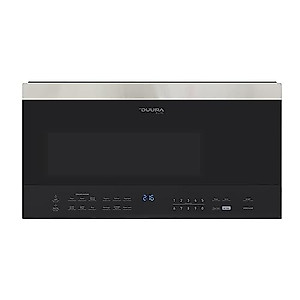 DUURA Elite DE161OTRSSS Microwave Oven Built-in 1000-Watts with 10 Power Levels Pre Settings and Express, Sensor and Speed Cooking and Silent Mode with Glass Turntable, 1.6-Cu.Ft, Metallic