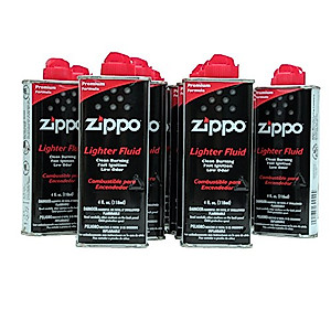 Zippo Outdoors Lighter Fuel, 12 Cans, 4 Fl Oz (Pack of 12)