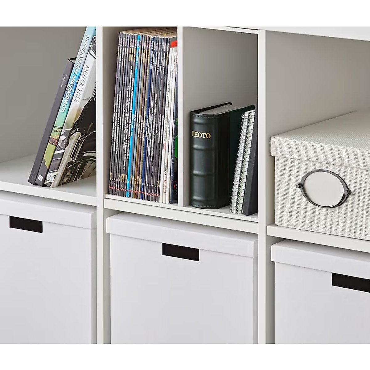 KALLAX Insert with 1 Shelf, White 33x33cm