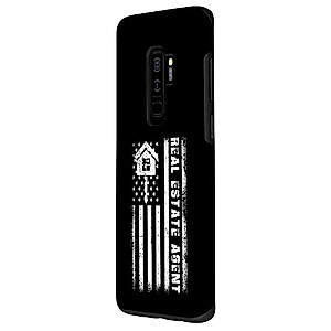 Galaxy S9+ Real Estate Agent USA American Flag Realtor House Property Case