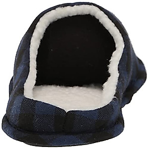 FOCO South Carolina Sherpa Lined Buffalo Check Memory Foam Slipper - Mens Large