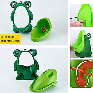 Frog Pee Training,Cute Frog Potty Training Urinal for Boys with Funny Aiming Target,Frog Shape Pee Trainer
