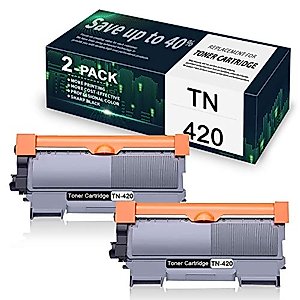 2-Pack Black TN420 Compatible for Toner Cartridge Replacement for Brother DCP-7060D DCP-7065D HL-2220 MFC-7360N HL-2242D MFC-7860DW HL-2275DW Printer,Toner Cartridge.