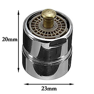 JUSTDOLIFE Water Saving Aerator Touch Control Faucet Nozzle Faucet Aerator For Kitchen (Silver)