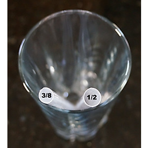 100 3/8" Wide Smoothie and Bubble Tea Fat Straws - Sparkling Clear (3/8" Wide XL)