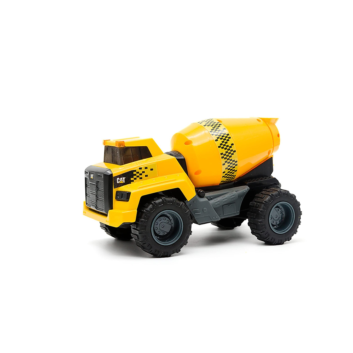 CAT Construction Toys, 11.5" Power Haulers 2.0 Cement Mixer, Realistic Lights and Sounds, Motion Drive Technology, Working Features, & Realistic Construction Experience