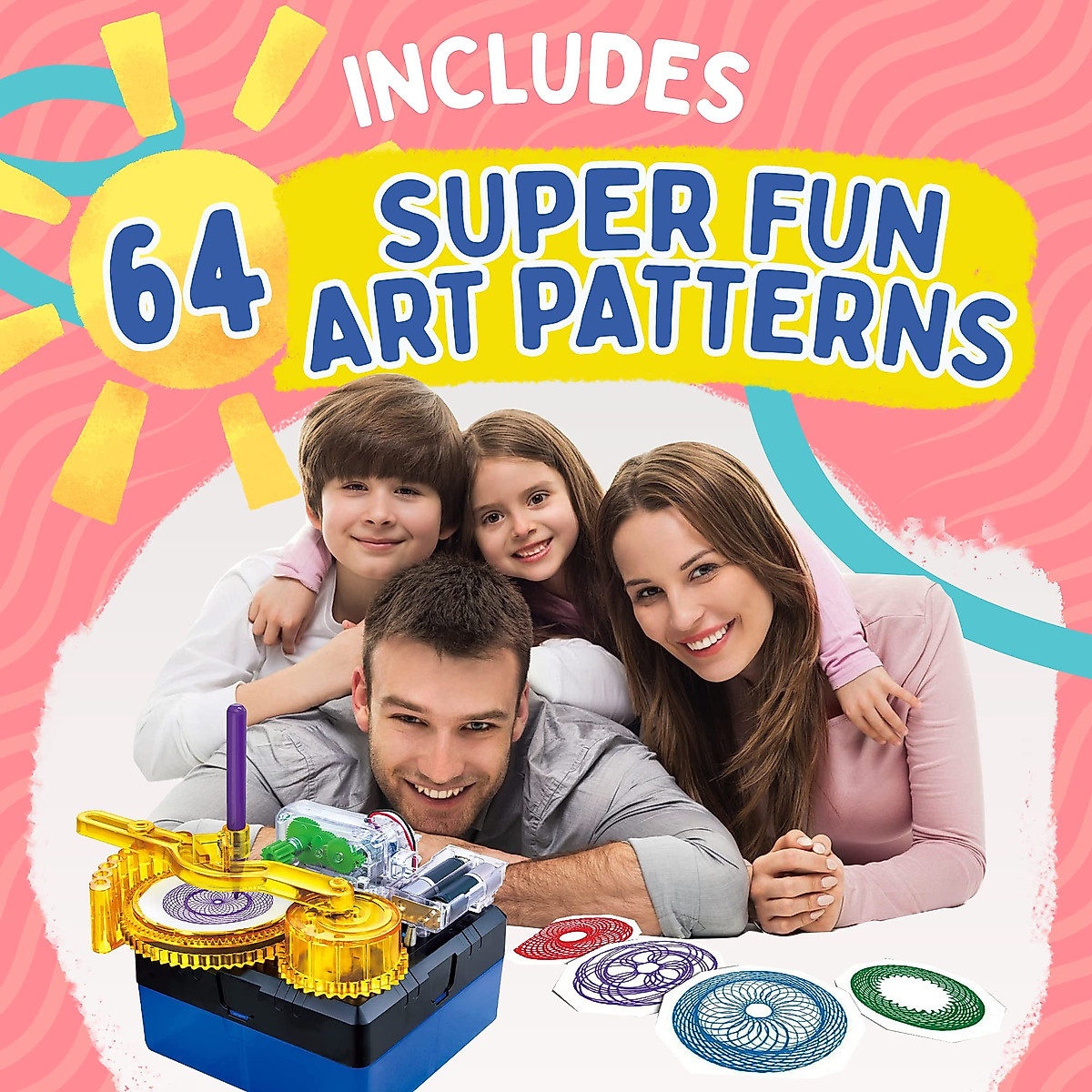 Playz Electric Drawing Kit for Kids - Motorized DIY Doodle Board - Build Your Own Electronic Circuit Board Doodler Using a Science Kit for Kids Age 8-12 - Perfect Arts & Crafts Toy for Boys, & Girls