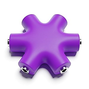 ExcelValley - Mono Patch Cable Splitter - TS 3.5mm 1/8" - Modular Synth Eurorack [Purple]