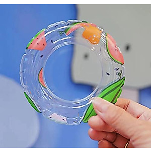 4.72 Inch Lizard Bearded Dragon Bath Collar Ring Small Animal Inflatable Float Toy Reptile Swim Life Jacket Float for for Ferret Lizard Hedgehog Hamster Ferret Cage Accessories Photo Shoot Toy