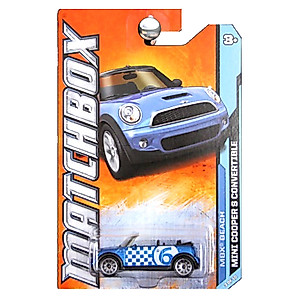 Matchbox 2011-82 MBX Beach Mini Cooper S Convertible BLUE 1:64 Scale