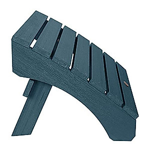 highwood AD-OTL1-NBE Adirondack Folding Ottoman, Nantucket Blue