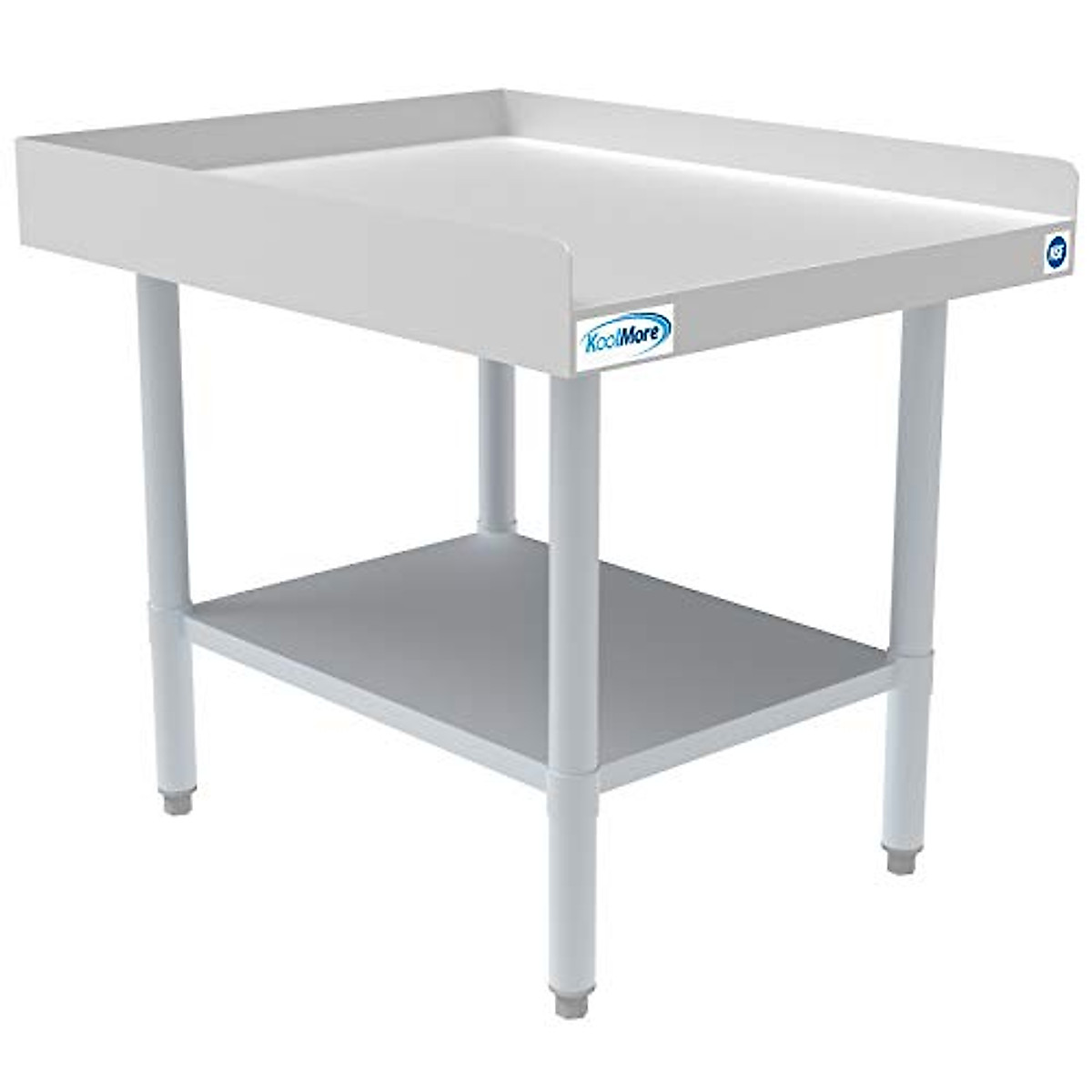KoolMore 16 Gauge Stainless Steel Commercial Equipment Stand - 30 x 24 Heavy Duty Griddle Stand with Undershelf (EQT-163024)
