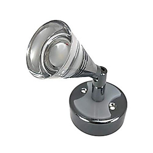 Pactrade Marine Boat Auto RV Aluminum Adjustable LED Reading Light Rocker Switch