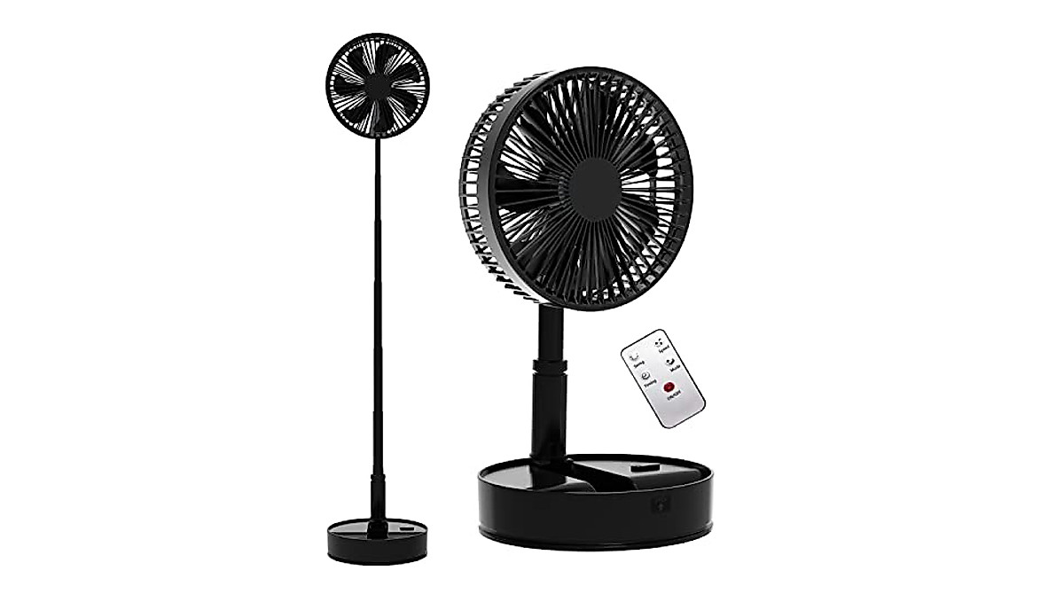 Portable Oscillating Fan with Remote Control for Home