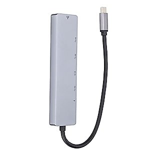 USB C Hub, Aluminium Alloy Material USB C Multiport Adapter for Laptop
