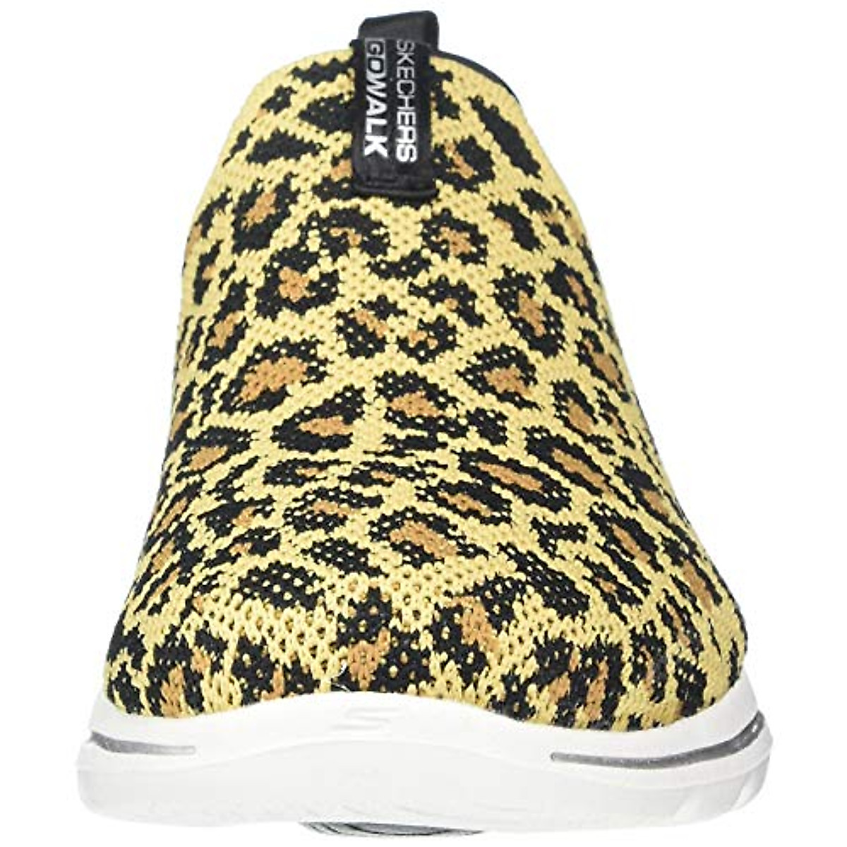 Skechers Women's Go Walk 5 - Wildlife Sneaker, Leopard, 7.5 US