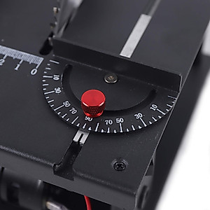 KinHall Mini Table Saw, Woodworking Hobby Table Saw, 0-90 Angle Cut Portable DIY Saw, Adjustable Multifunctional Table Saw, 33mm Cutting Depth, Woodworking Cutting Machine for DIY Woodworking Jade