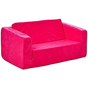Fun Furnishings 55204 Furnishings Toddler Flip Sofa, Hot Pink