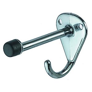Harris Hardware TP4000-B3 Coat Hook and Bumper Zamac Die Cast