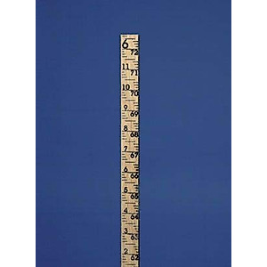 One-Piece Pole Hardwood Gauge Poles - 54 inch | Gauge Stick
