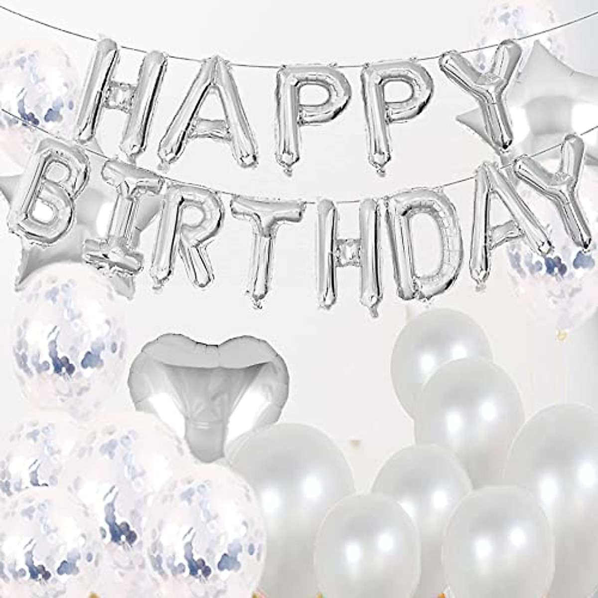 Sweet 30th Birthday Decorations Party Supplies,Silver Number 30 Balloons,30th Foil Mylar Balloons Latex Balloon Decoration,Great 30th Birthday Gifts for Girls,Women,Men,Photo Props