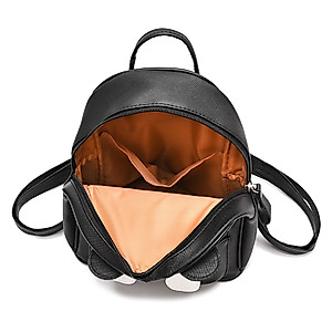 MOKANEY Panda Backpack Purse for Teen Girls Women Cute Animal Panda Mini Bag Leather Backpacks for School