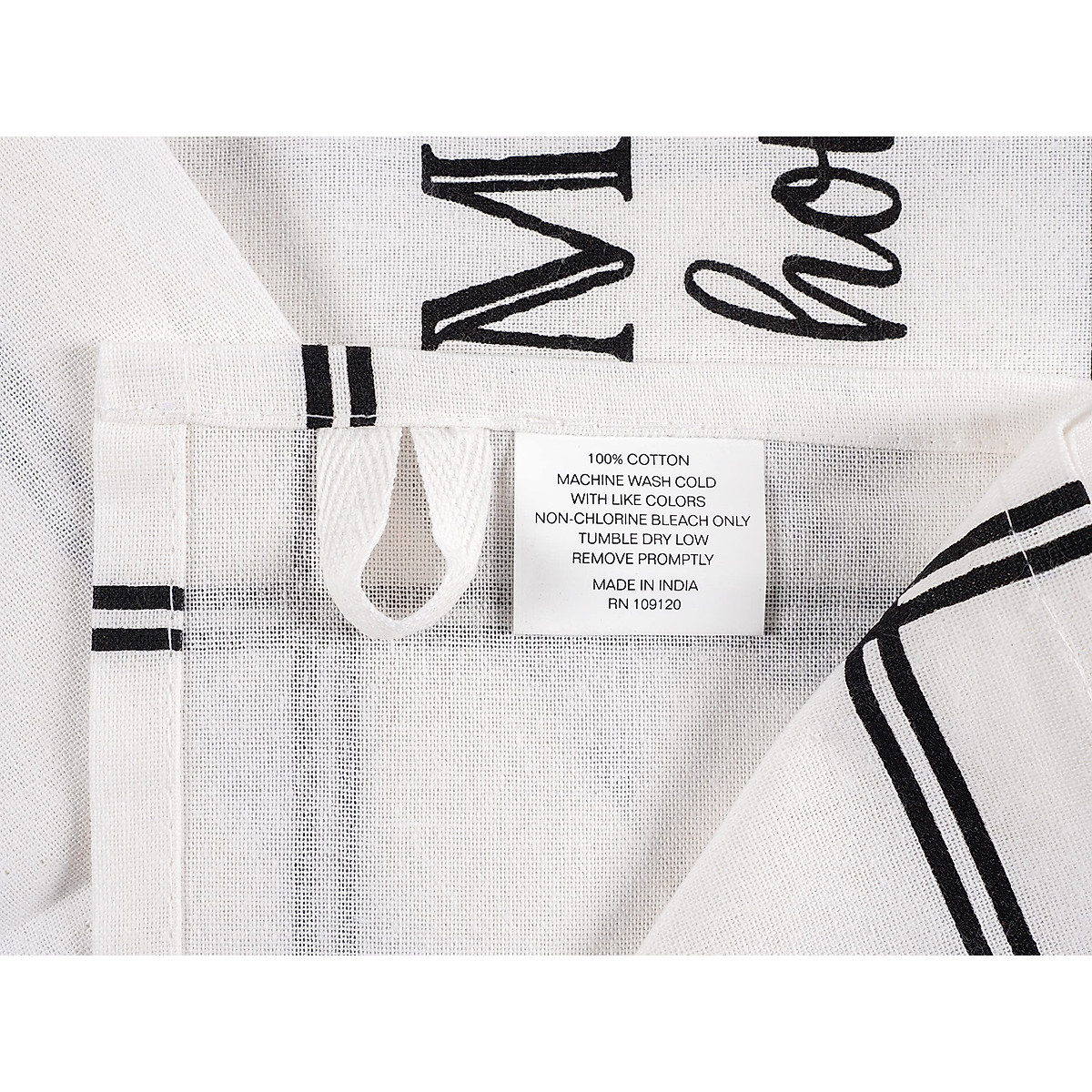 KAF Home Pantry Home Sweet Home Kitchen Dish Towel Set of 4, Cotton Rich, 18 x 28-inch