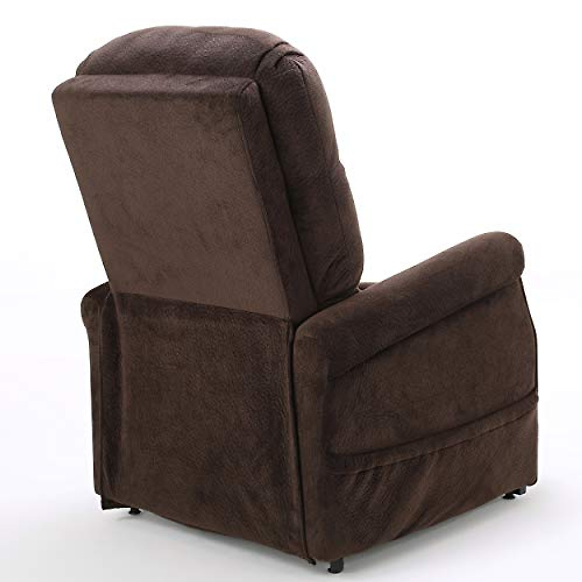 GDF Studio Alan Chocolate Fabric Lift Up Recliner Chair