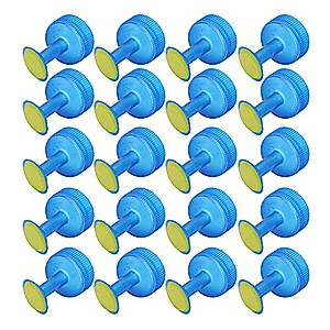 DOITOOL 20PCS Bottle Cap Sprinkler Head Plastic Bottle Watering Spout Bonsai Watering Can for Indoor Seedlings Plant Garden Watering (Random Color)
