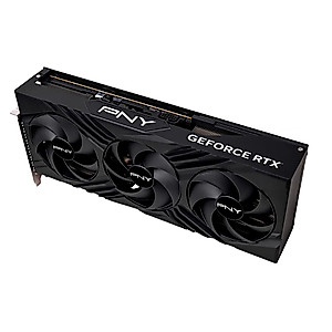 PNY GeForce RTX™ 4090 24GB VERTO™ Triple Fan Graphics Card DLSS 3 (384-bit PCIe 4.0, GDDR6X, Supports 4k, Anti-Sag bracket, HDMI/DisplayPort)