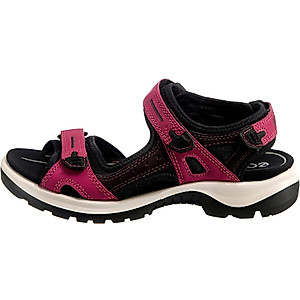 ECCO Women's Athletic Sandals, Sangria/Fig, 4 UK