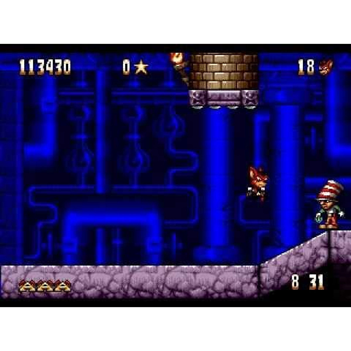 Aero the Acro-Bat 2 (Sega Genesis / Mega Drive) - Reproduction Video Game Cartridge