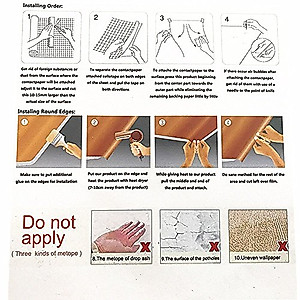 10M Black Wood Grain Removable PVC Waterproof Border Wall Decor Removable Self Adhesive Kitchen Bathroom Tiles Sticker Wallpaper 4.2x390