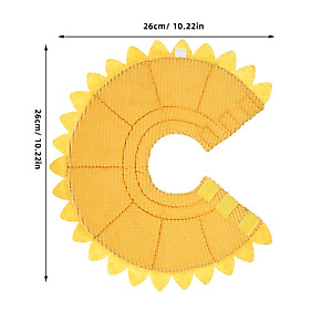POPETPOP Pet Protective Recovery Collar - Adjustable Sunflower Shape Elizabethan Cat Cone Collar, Cute Soft Cone After Surgery Neck Collar for Cats and Small Dogs
