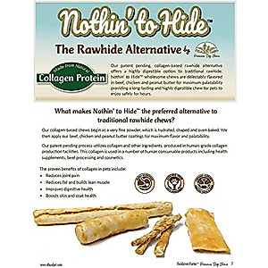 Fieldcrest Farms Nothing to Hide Natural Rawhide Alternative Twist Stix for Dogs - 3 Pack Bundle & Magnet (Chicken, Beef, Peanut Butter) Premium Easily Digestible Chews Great for Dental Health