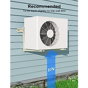 Toutgood Mini Split Wall Mounting Strong Bracket for 12000 Btu to 24000 Btu Outdoor Ductless Mini Split Air Conditioner Heat Pump AC Systems, Max 490 Lb Capacity