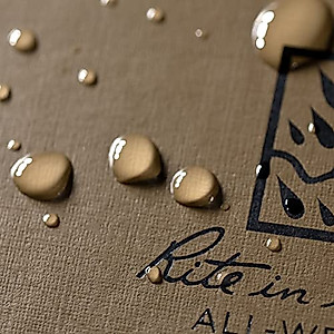 Rite in the Rain Weatherproof Hard Cover Notebook, Tan Cover, Universal Pattern (No. 970TF-LG), 8.75 x 6.75 x 0.625