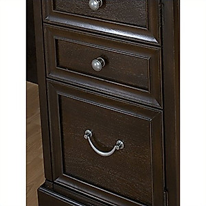 Martin Furniture Fulton 61" Space Saver Double Pedestal Desk - Fully Assembled